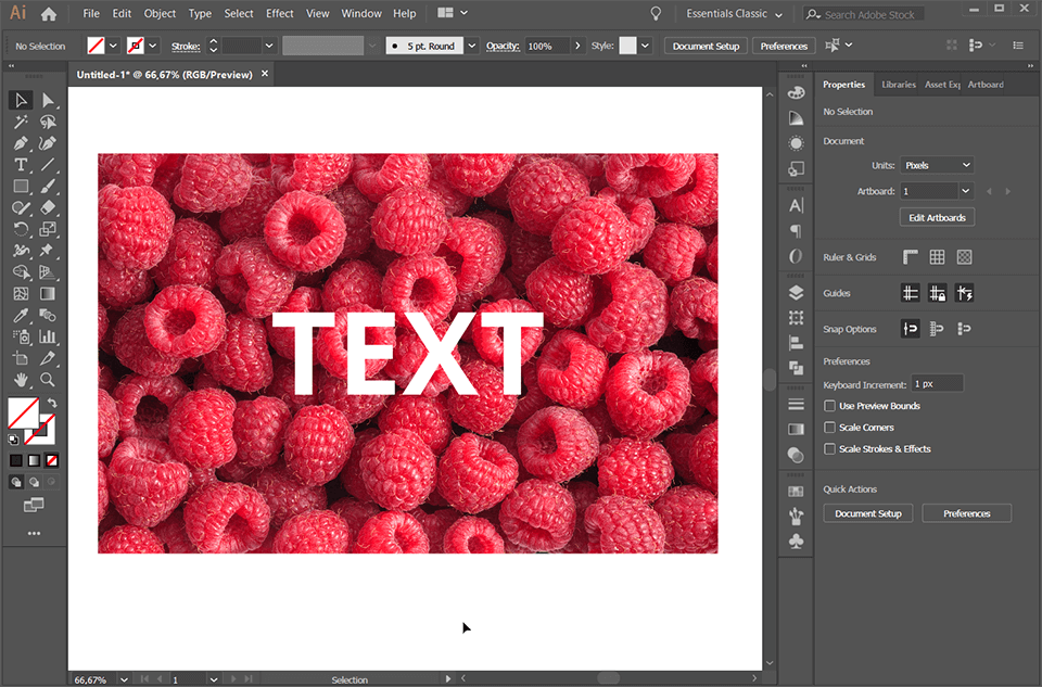 How To Cut Out Text From An Image In Illustrator