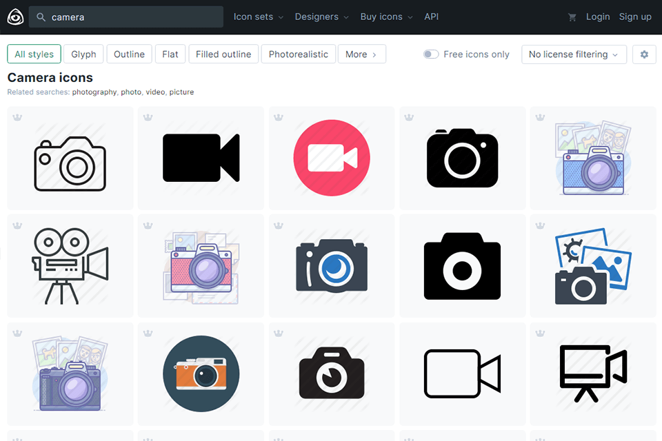 22 Free Stock Icons Websites in 2025