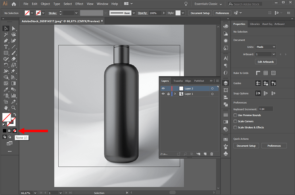 How to Cut Out an Image in Illustrator in 8 Steps