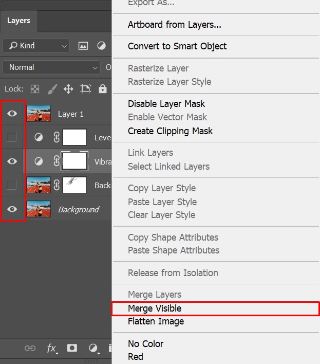 How To Merge Layers In Photoshop 4 Easiest Methods