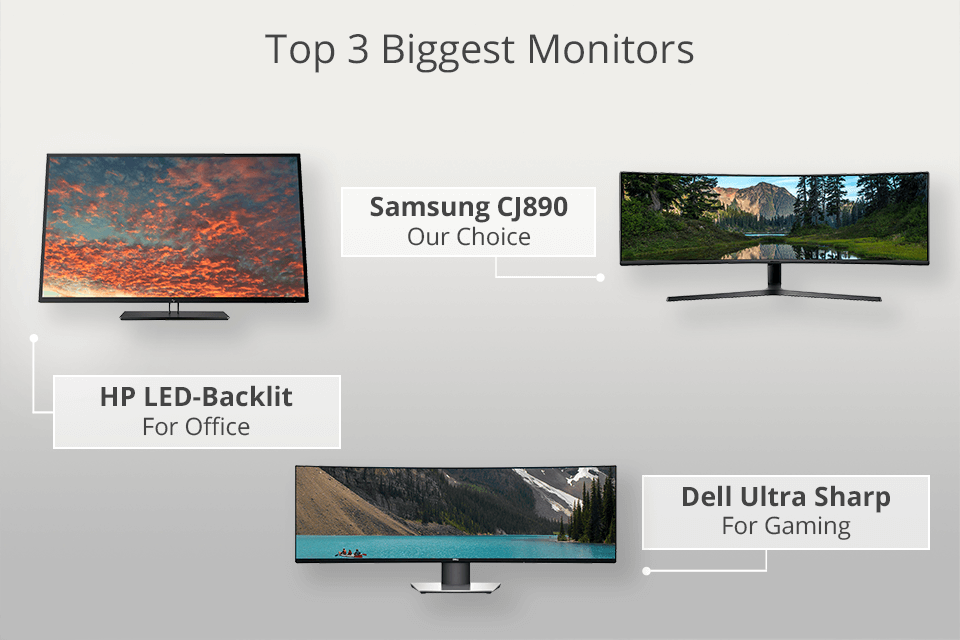 9 Biggest Monitors In 2022 For Home And Office