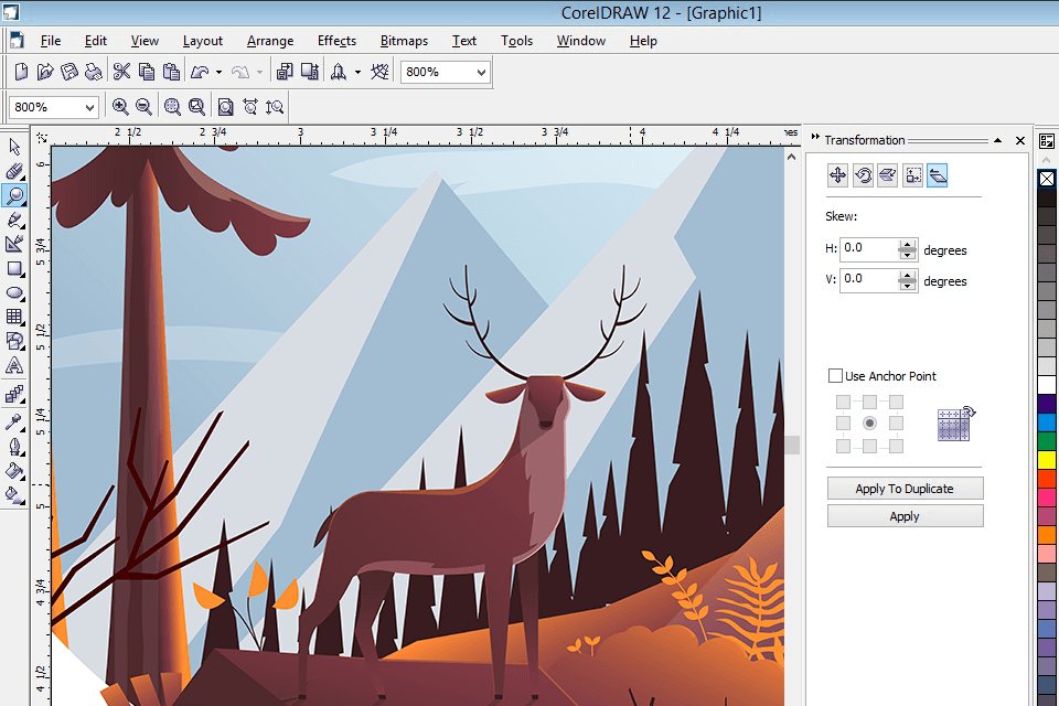 How To Rotate And Duplicate Objects Using CorelDRAW Very Easy Bullfrag