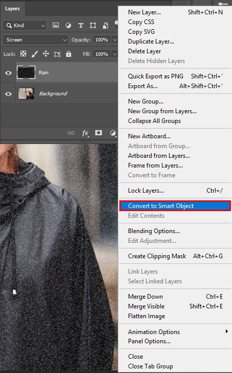 Photoshop Rain Effect – How to Make Rain in Photoshop