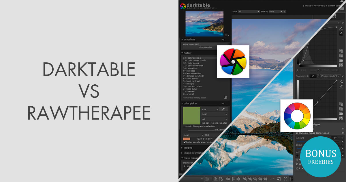 Darktable Vs Rawtherapee What Software Is Better