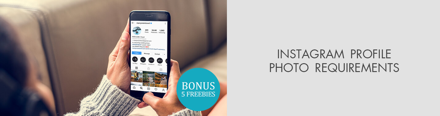 Instagram Profile Photo Requirements in 2025 (+FREEBIES)