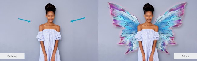 Add Angel Wings to a Photo App for Android & iOS