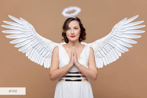 Add Angel Wings to a Photo App for iPhone & Android