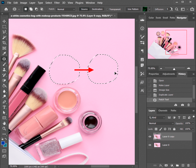 How to Use Patch Tool in Photoshop: 2 Basic Methods