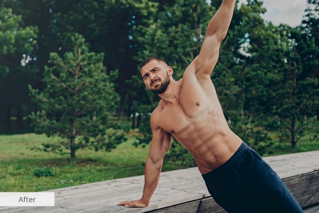 Online Muscle Editor for Android and iOS by FixThePhoto