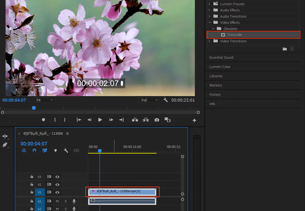How To Add Timecode In Premiere Pro Only 5 Steps