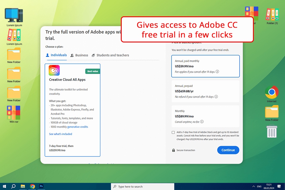 Adobe Creative Cloud Free Trial (2024 Latest Version)