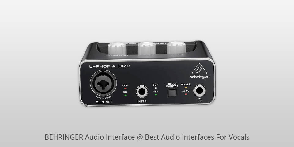 7 Best Audio Interfaces For Vocals in 2024