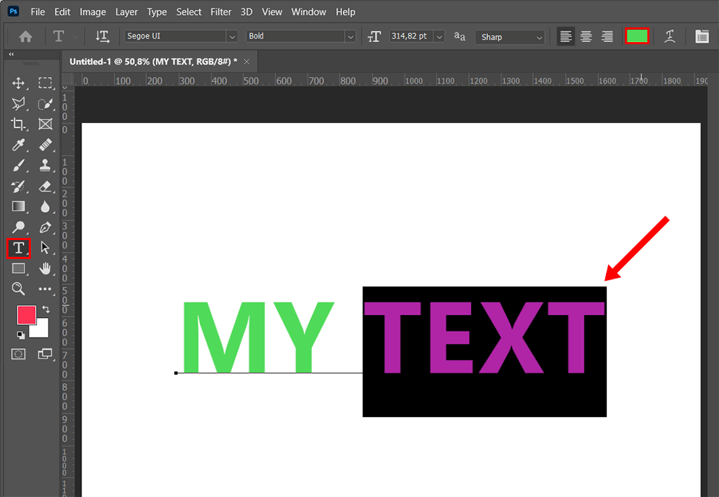 How To Change The Color Of Text In Photoshop For Beginners