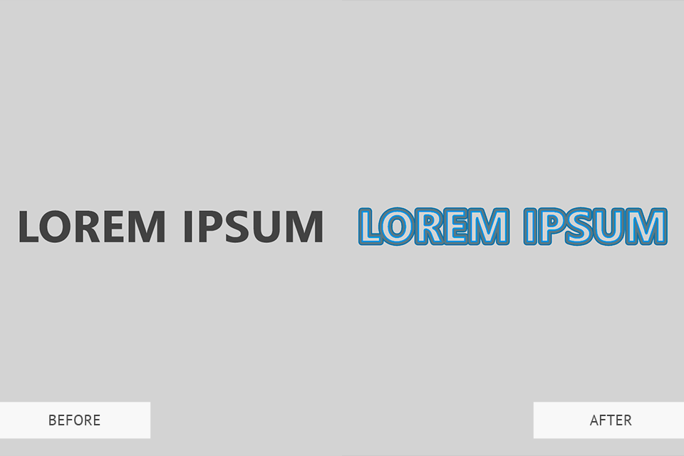 How To Add A Stroke To Text In Photoshop Easy Method