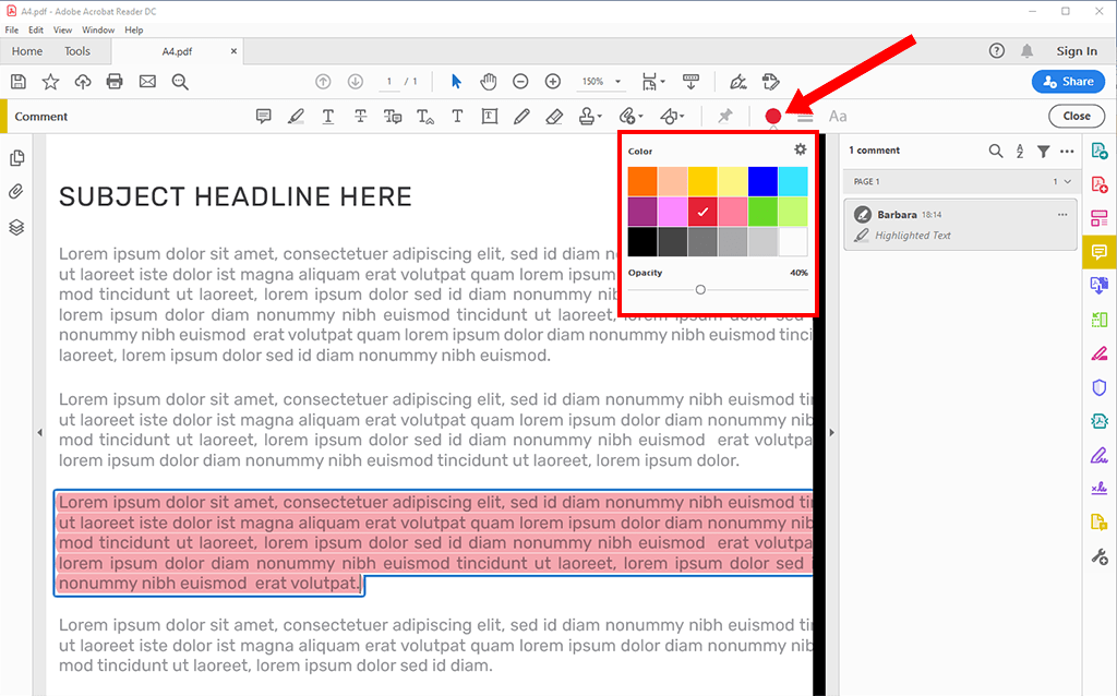 How To Change Highlight Color In Adobe Acrobat Simple Tutorial Images