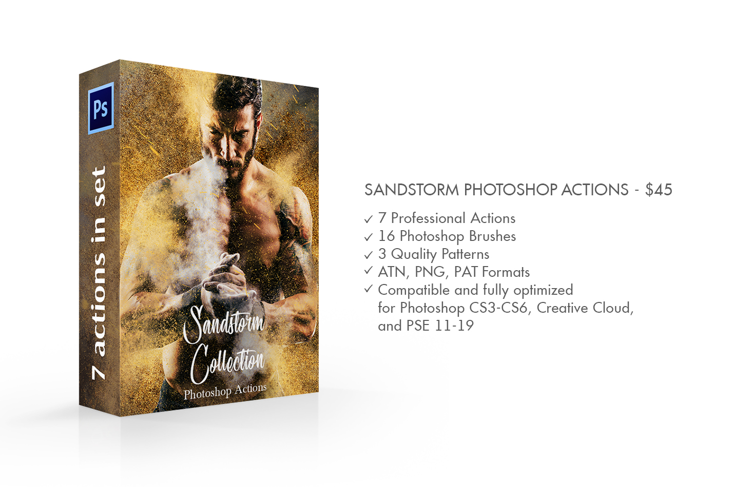 Sandstorm Photoshop Actions - Professional Collection
