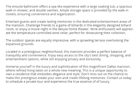 Real Estate Copywriting Services to Write Description That Sell