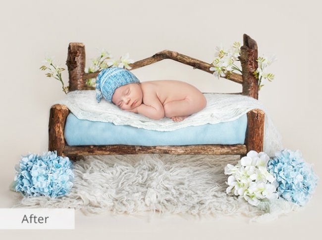 Editing Newborn Photos | Natural Baby Photo Retouching