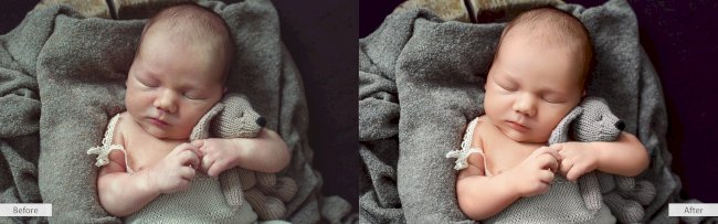 Editing Newborn Photos | Natural Baby Photo Retouching