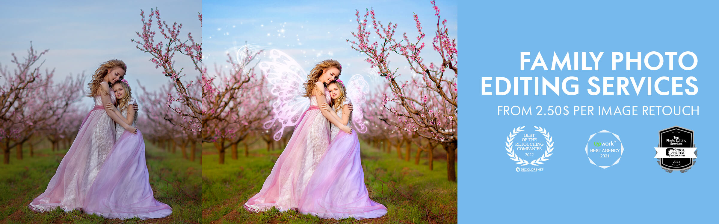 Family Photo Editing Service | Professional Family Photo Editors