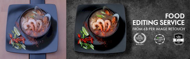 #1 Food Photography Editing Service | Online Food Retouching Service