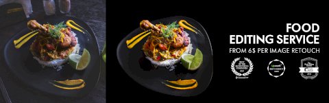 #1 Food Photography Editing Service | Online Food Retouching Service