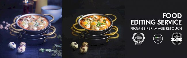 #1 Food Photography Editing Service | Online Food Retouching Service