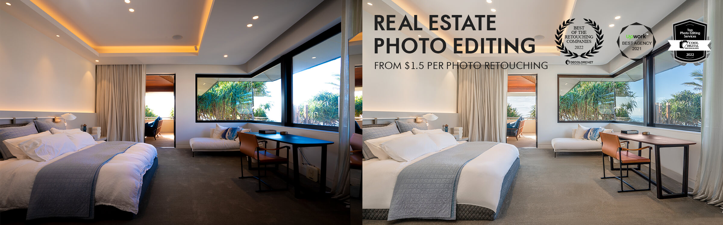 #1 Real Estate Photo Editing Services |Real Estate Retouching Company