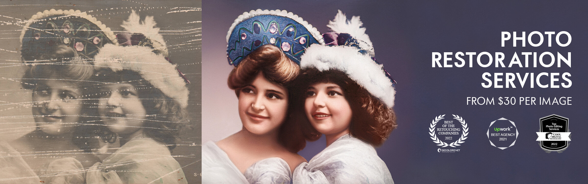 Photo Restoration Services | Restore Old Photo Online