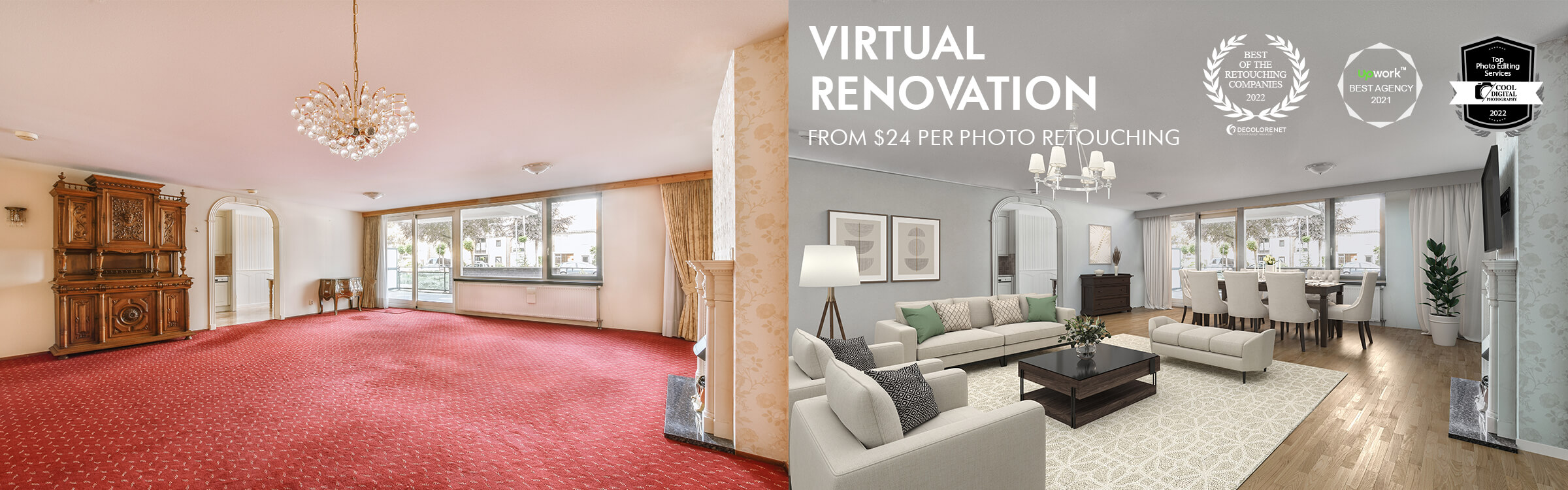 Virtual Renovation Services for Real Estate