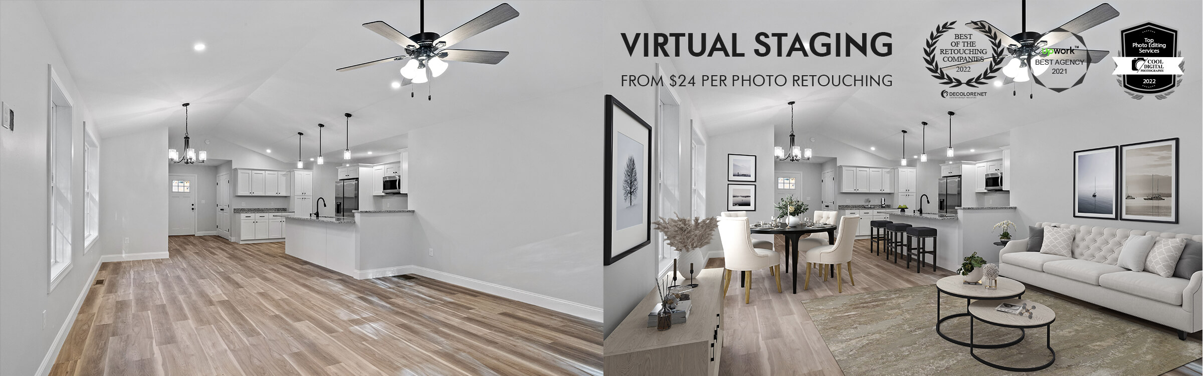 Virtual Staging Services for Real Estate