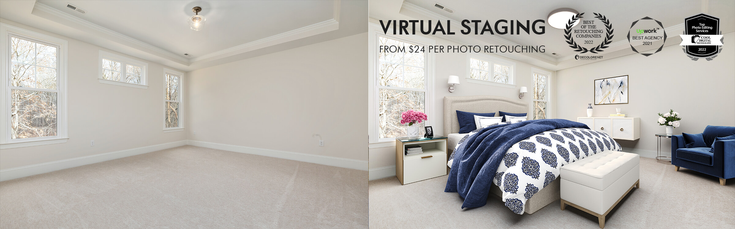 Virtual Staging Services for Real Estate